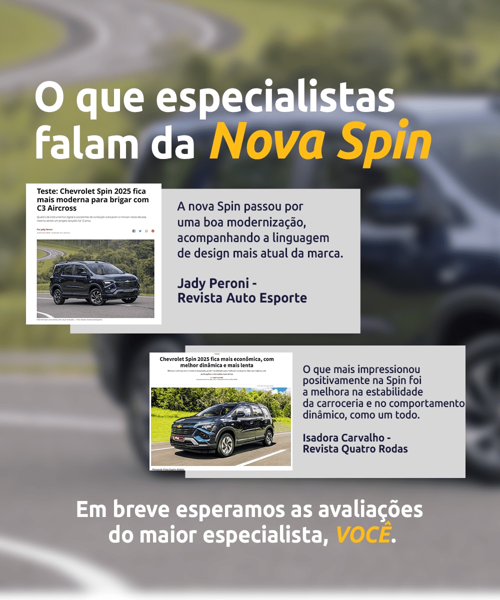Novo Spin - SUV Econômico e Confortável | Blog Sponchiado